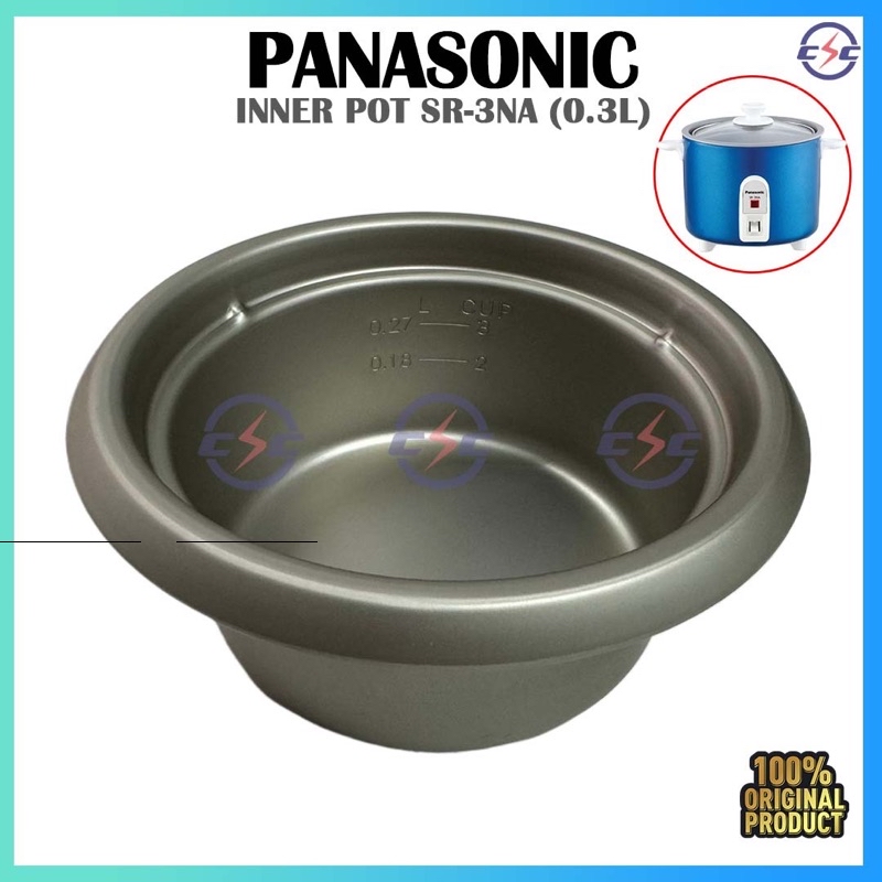 PANASONIC RICE COOKER 0.3L INNER PAN FOR MODEL SR-3NA | Shopee Malaysia