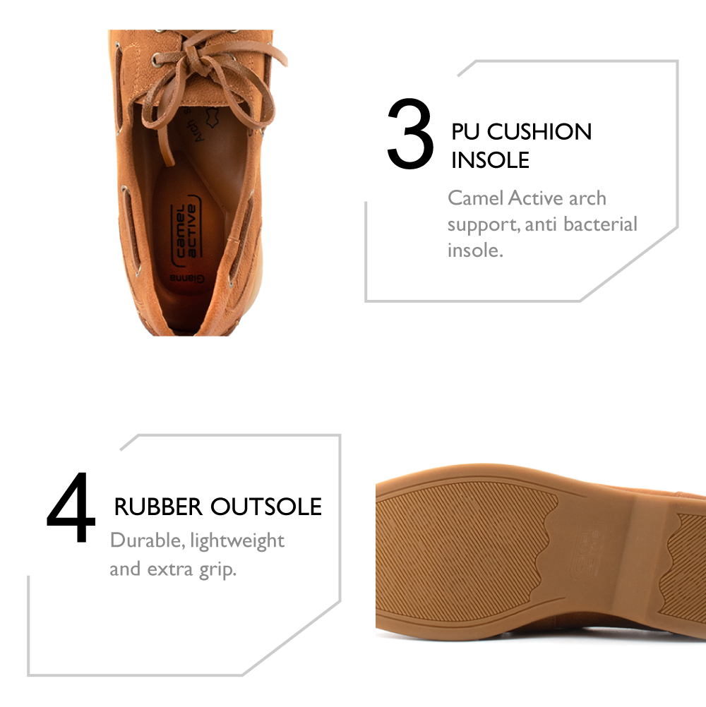 camel active Women Gianna Comfort Loafer Shoes -752404-DZ01SV-3-BROWN ...