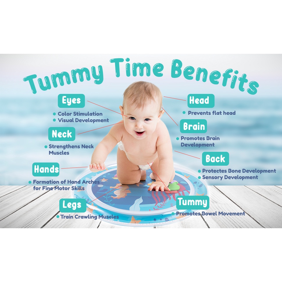 Baby Kid Water Play Mat Toys 0 12 Months infant Toddler Whale Octopus ...