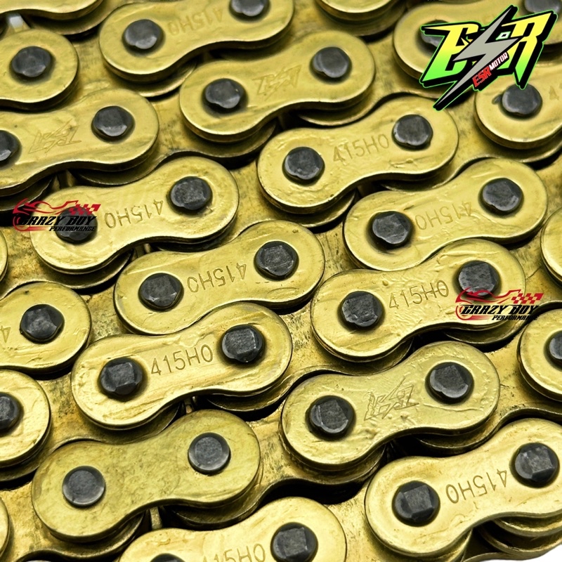 ESR 100% ORIGINAL CHAIN RANTAI 415 428 ORING / NO ORING 132L 100% ...