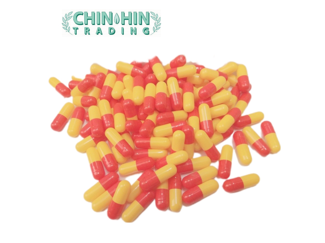 [NASHMIR] Kapsul Kosong 空胶囊 Empty Capsule (Color : Orange Yellow / No ...