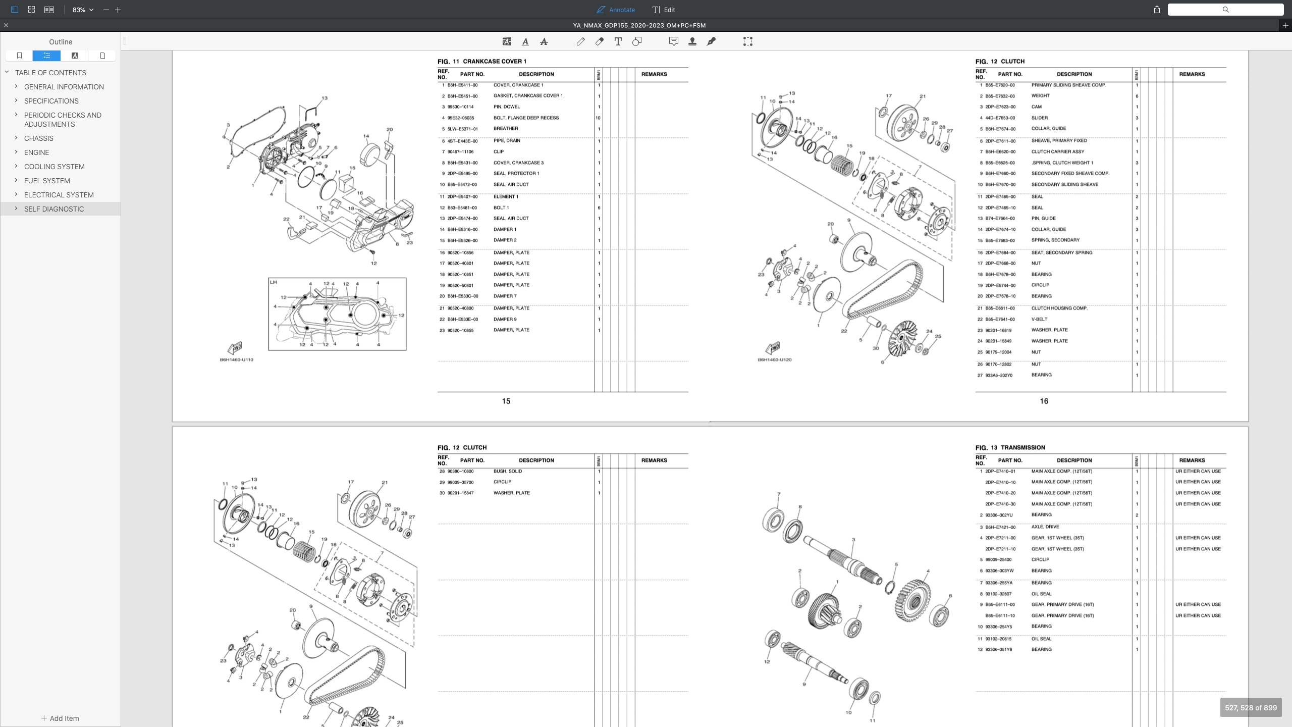 N-MAX YAMAHA NMAX GPD155-A V2 (2020-2024) SERVICE WORKSHOP MANUAL ...