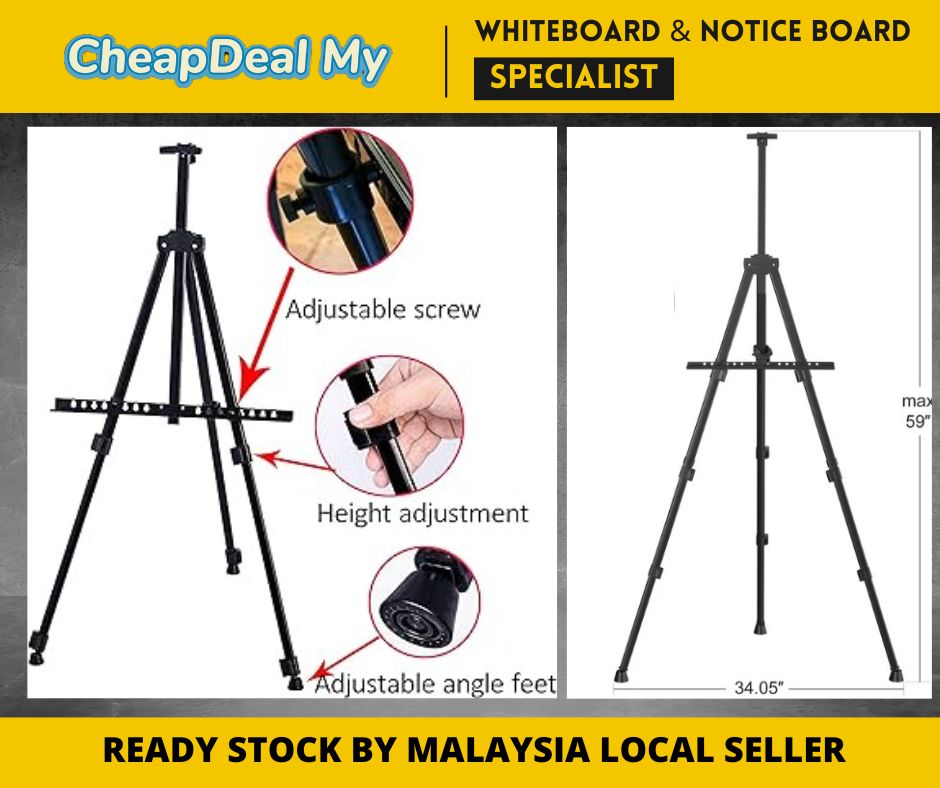 Kaki easel aluminium /Aluminium easel stand, Menu stand, Tripod stand ...