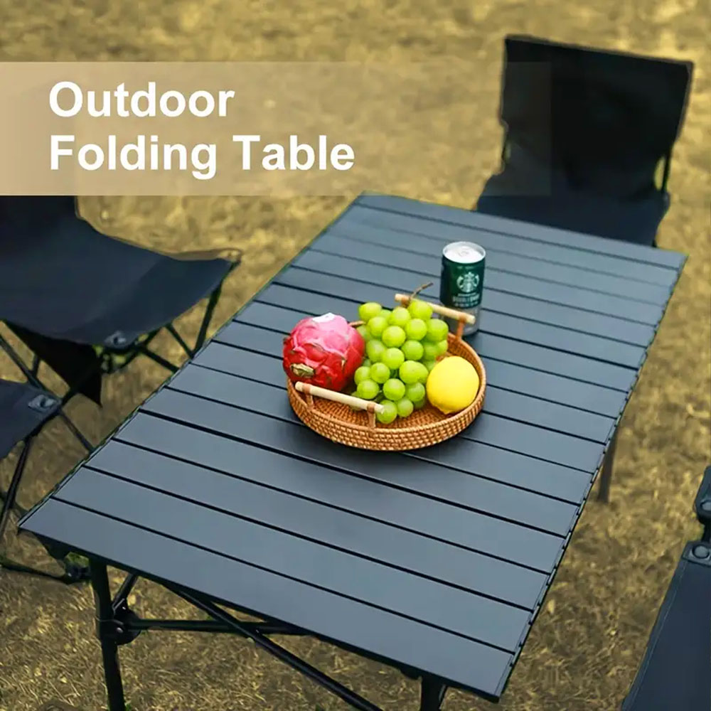 UtanKing™ Foldable Camping Table Egg Roll Meja Makan Outdoor Picnic BBQ ...