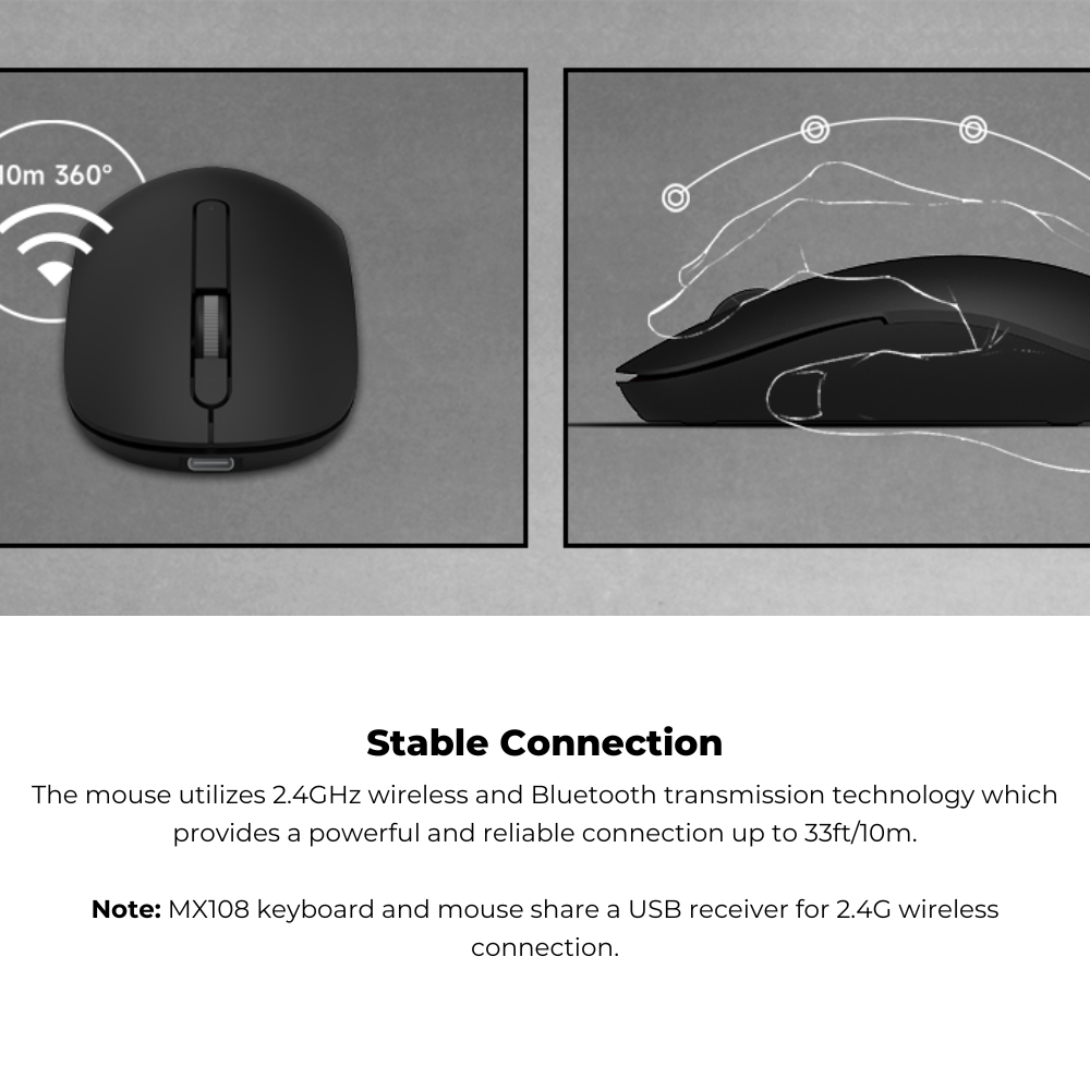 Akko MX108 Wireless Keyboard & Mouse Combo | Shopee Malaysia