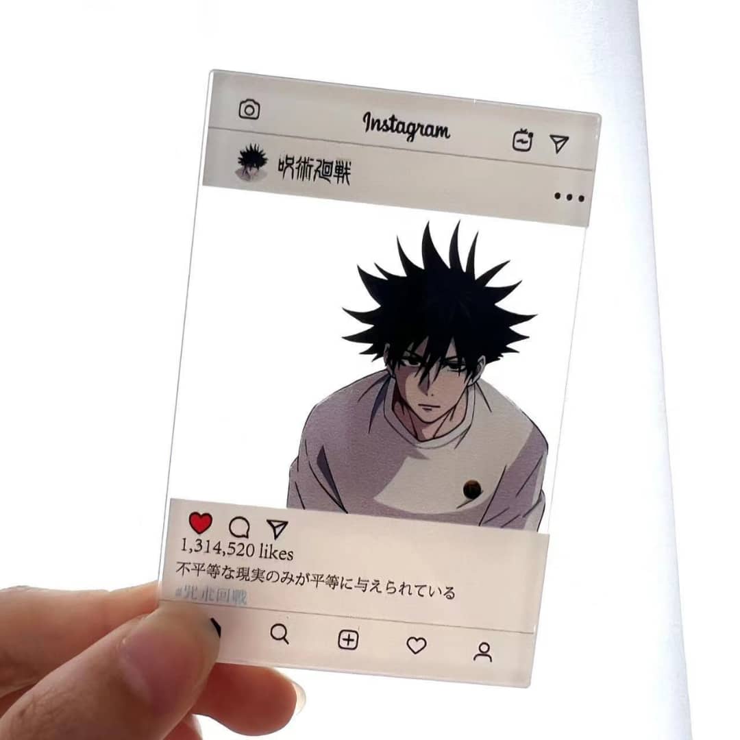 Jujutsu Kaisen Series Anime IG Frame Cards Photo Frame Card Gojo Geto ...