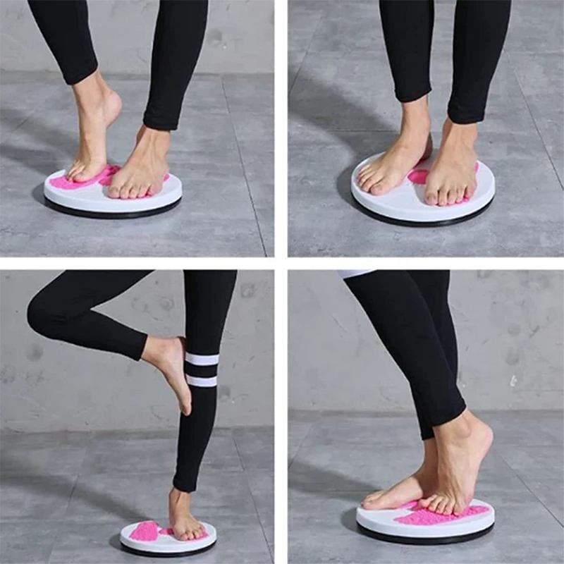 👯Yoga Waist Twisting Plate Foot Massage Twister Disc Balance Board For ...