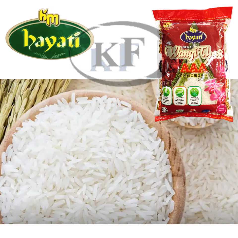 1KG HAYATI BERAS SIAM WANGI AAA 1KG HAYATI BESTARI SUPER TWR AAAAA 1KG ...