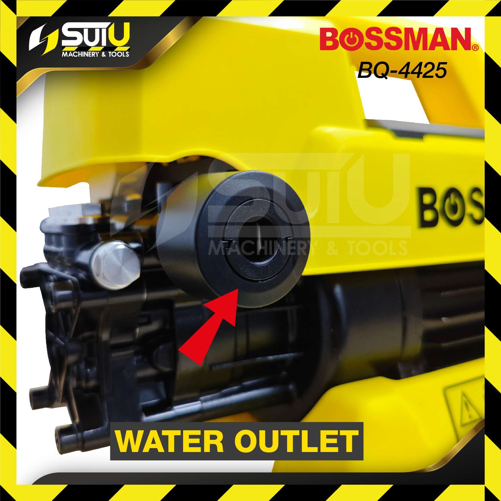 BOSSMAN BQ-4425 / BQ4425 120Bar High Pressure Washer 1800w (Brushless ...