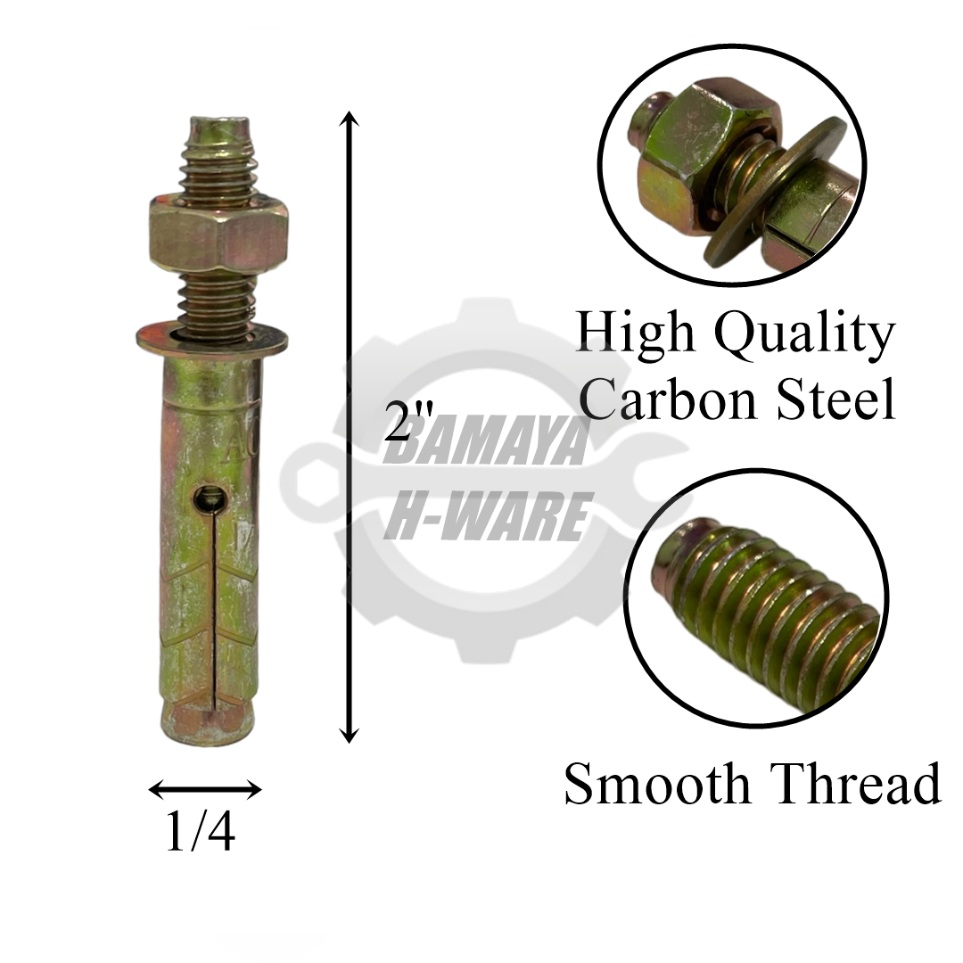 ACE Metal Wall Plug. PJ Sleeve Anchor Metal Wallplug. Wallplug Besi 8mm ...