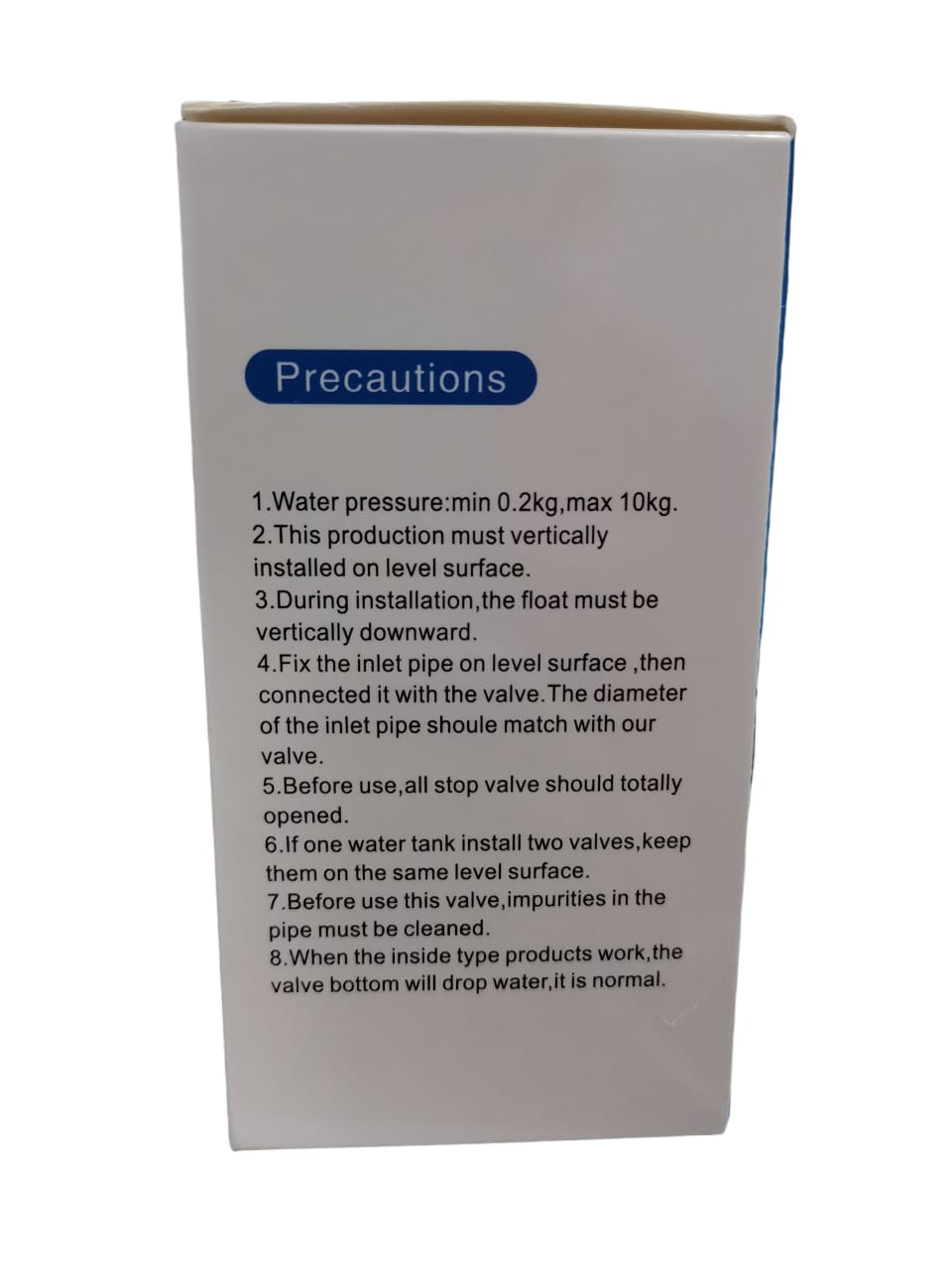 1/2",3/4" ABS WATER LEVEL CONTROL VALVE/TANGKI AIR STOPPER/INJAP ...