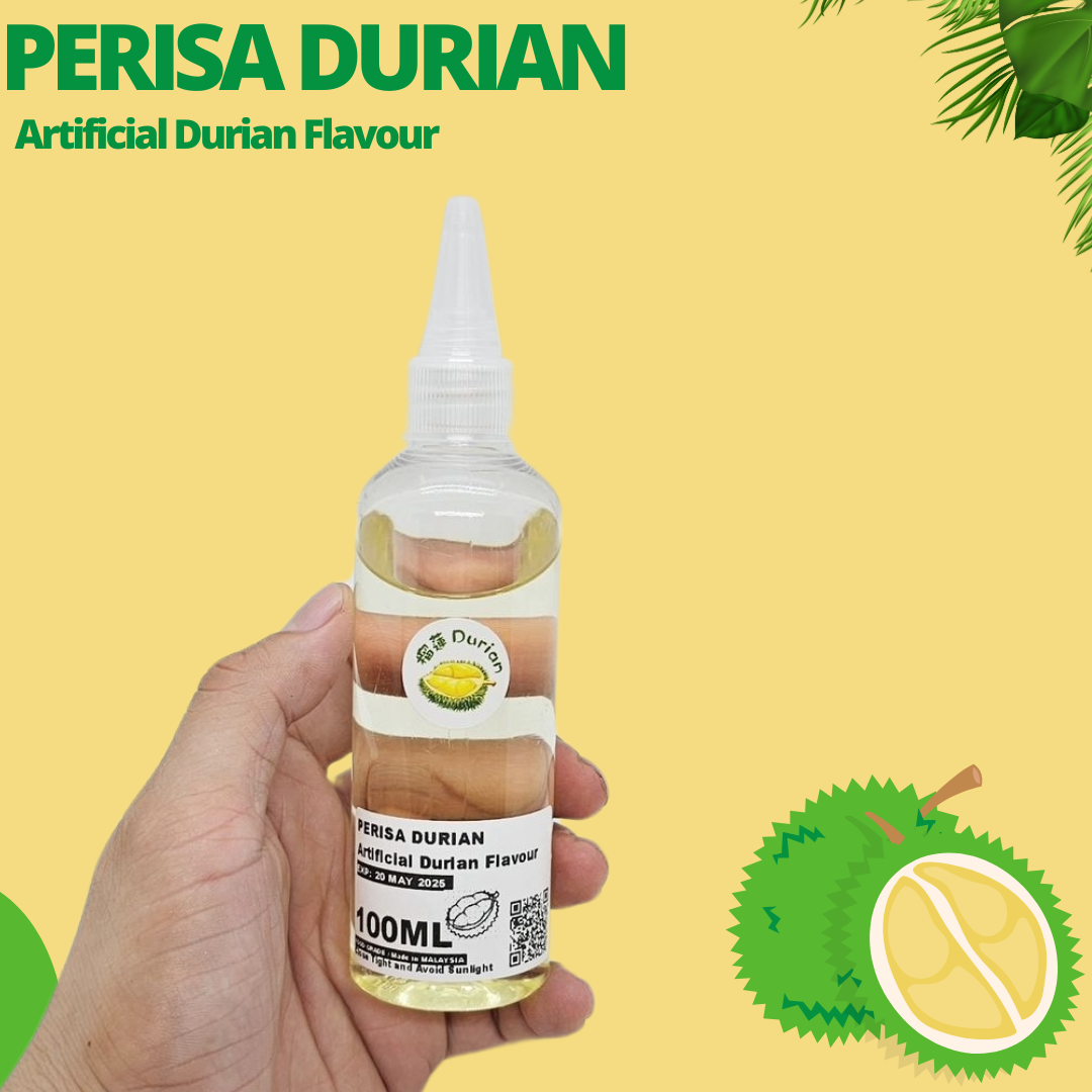 Perisa Durian / Artificial Durian Flavour (30ml / 100ml) Ekstrak Durian ...