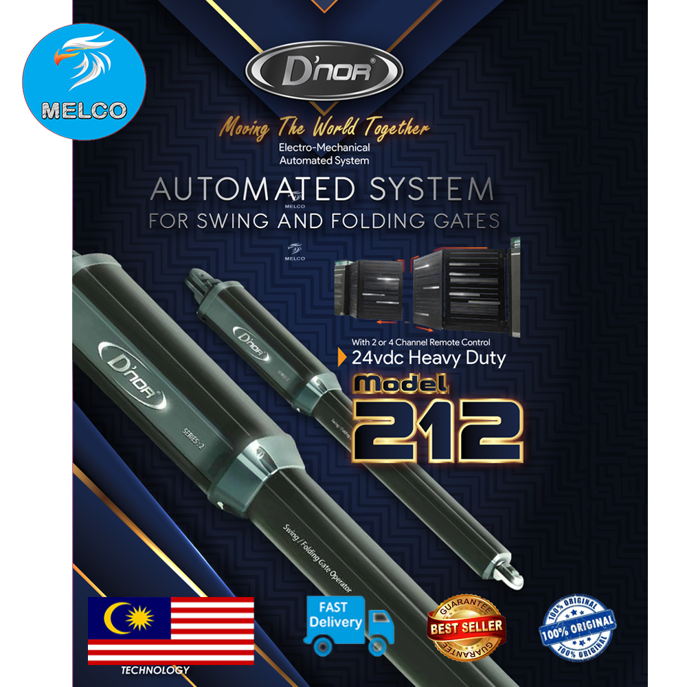 SUPER VALUE SET DNOR 212 D'NOR 212 - SWING AND FOLDING ARM AUTOGATE ...