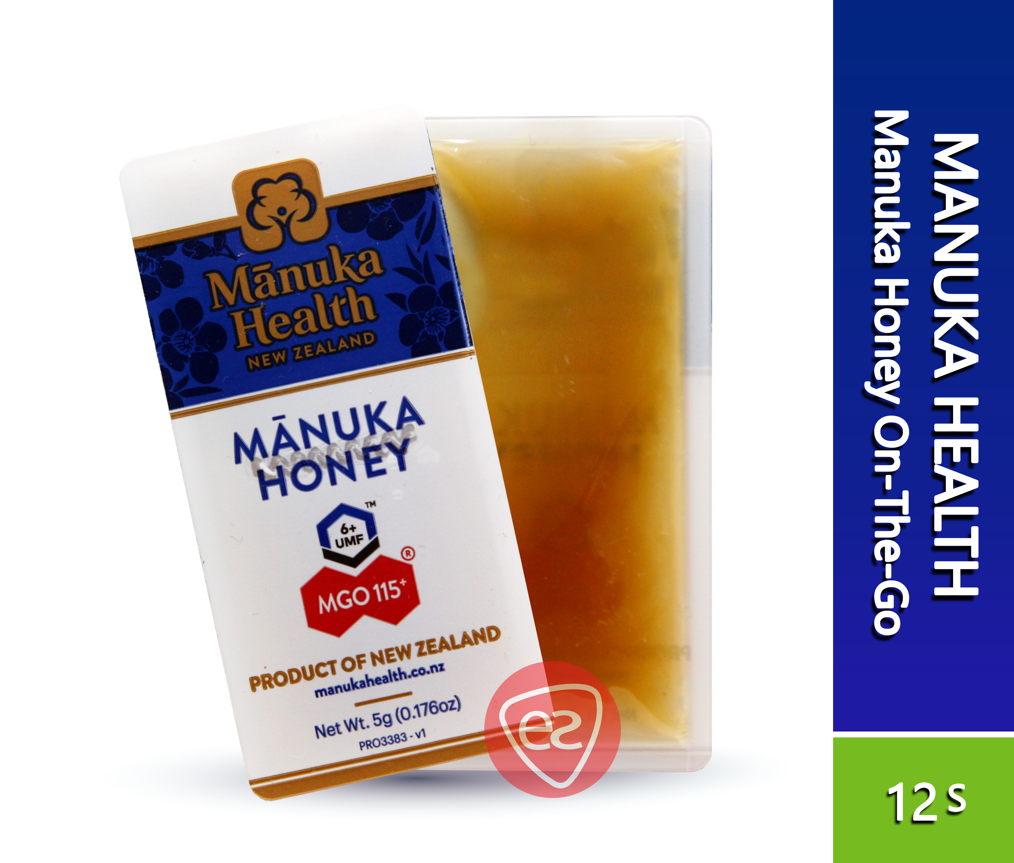 Manuka Health Manuka Honey On-The-Go MGO 115+ (5g Sachet x 12s ...