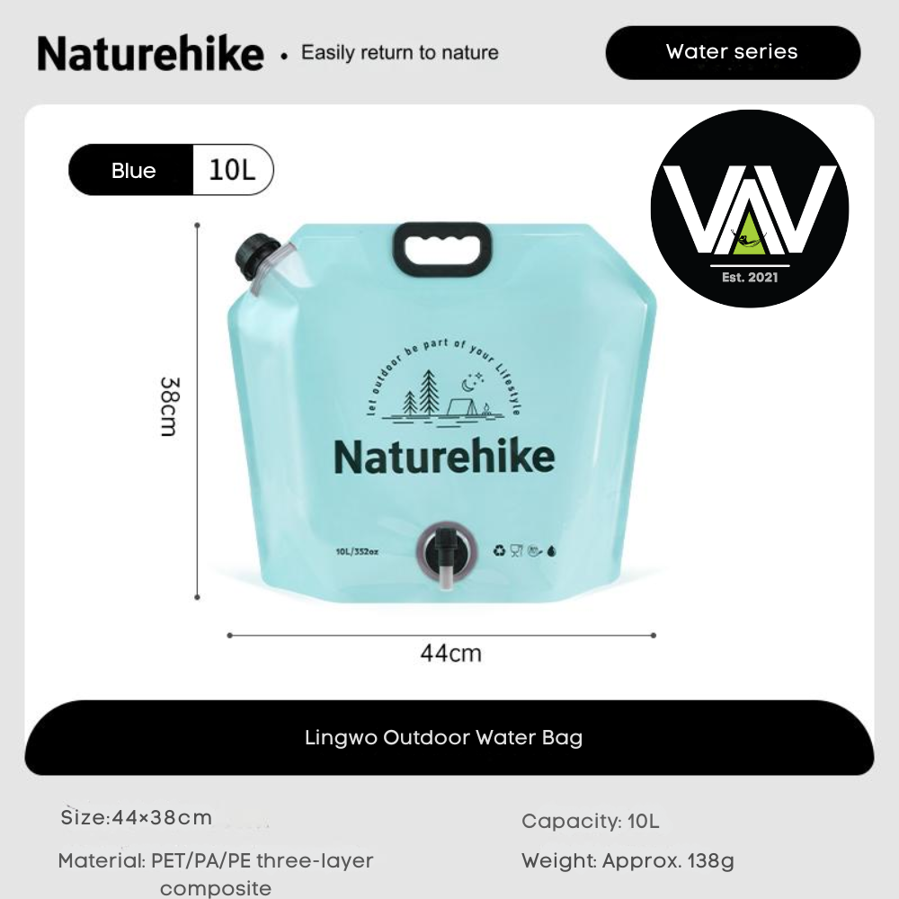 Naturehike Ling Wo Outdoor Water Bag 10L | Shopee Malaysia