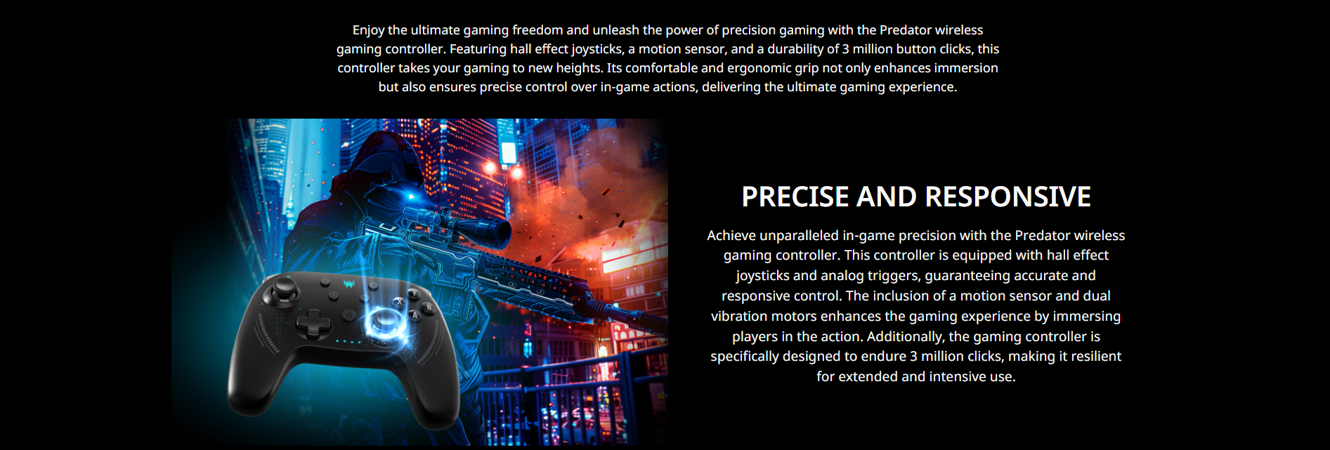 Acer Predator Wireless Gaming Controller PGR300 | Shopee Malaysia