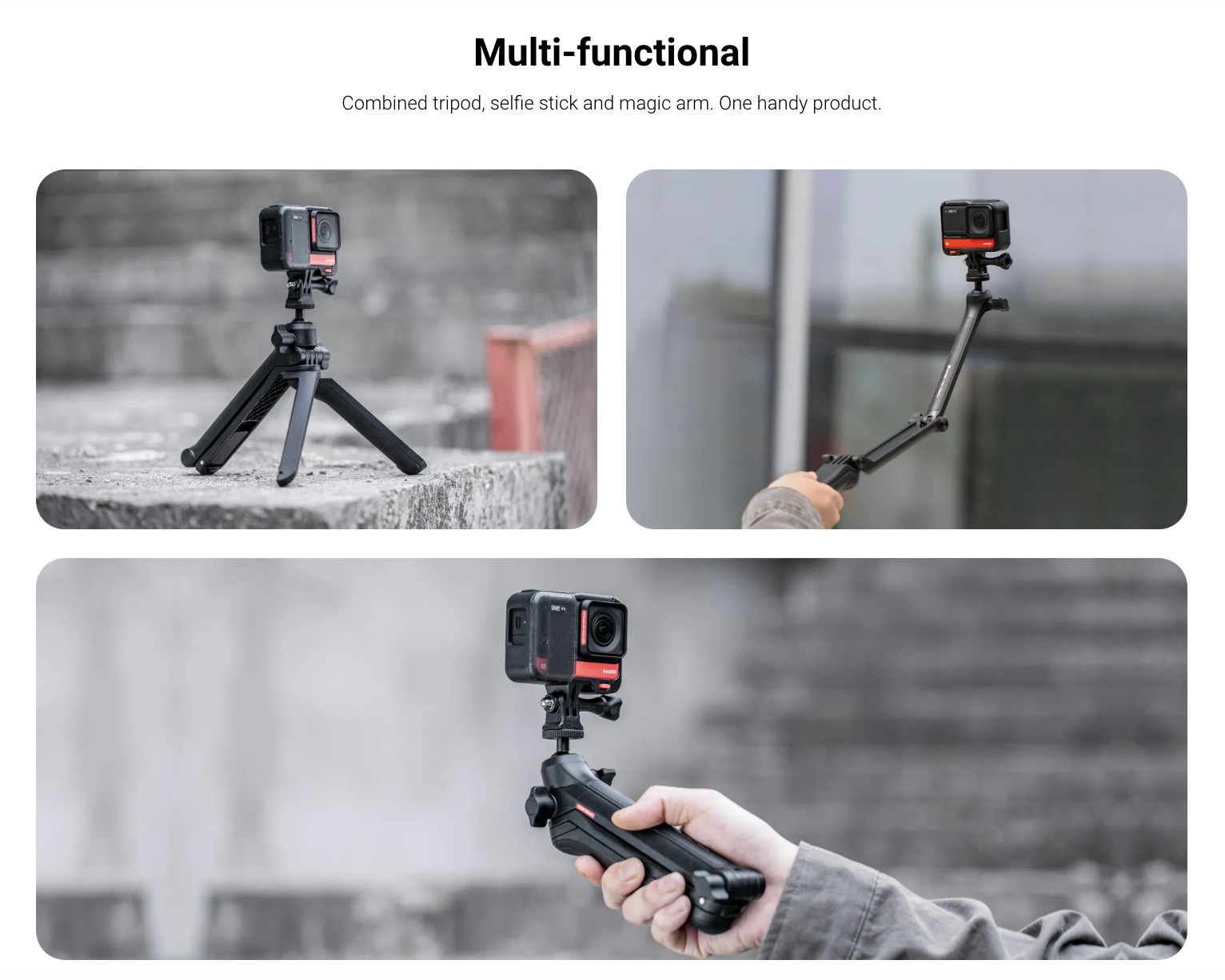 Insta360 Multi Mount For ACE Pro 2/Ace Pro/Go 3S/Go 3/Go 2/Go/One RS/One R | Shopee Malaysia