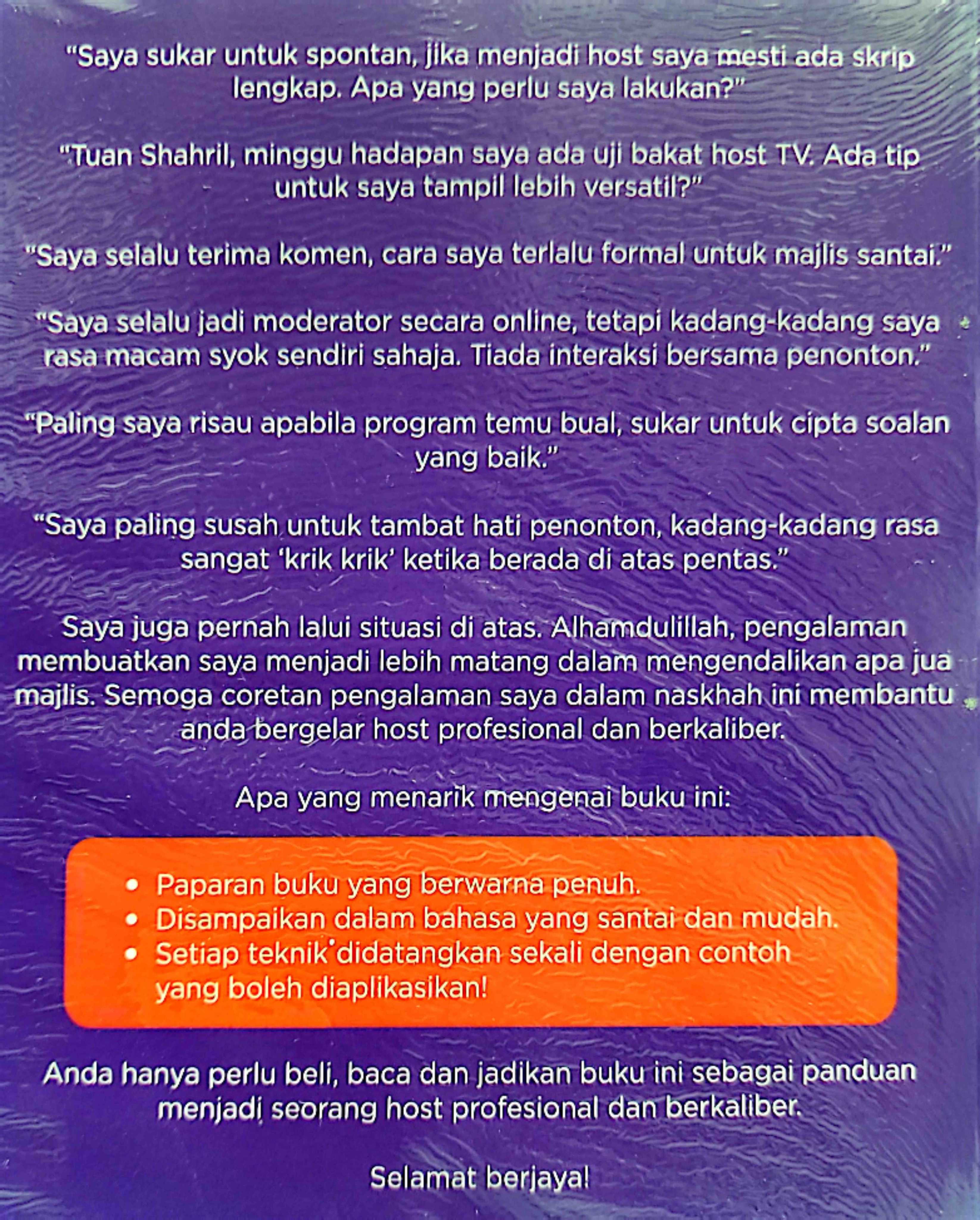 THE ART OF A SUCCESSFUL HOST - SHARIL SARAPUDIN (PUTEH PRESS) | Shopee ...