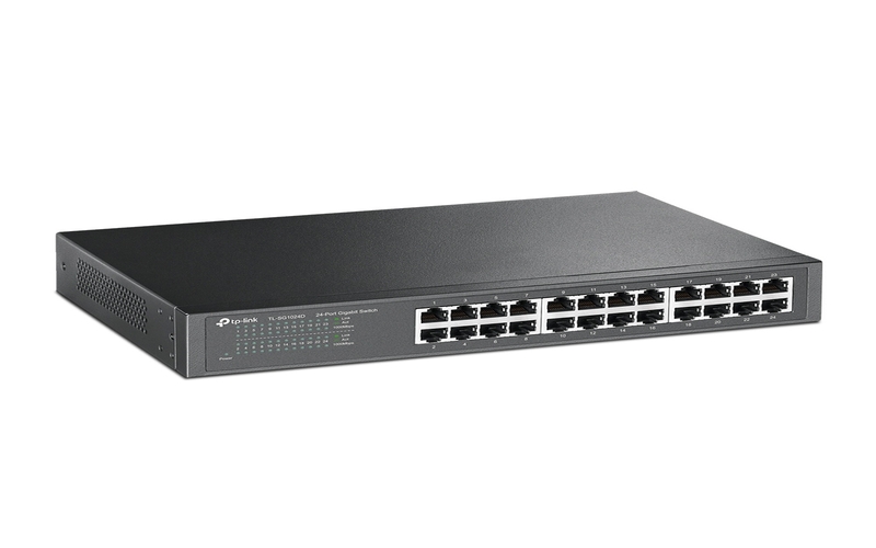 TP-LINK Tplink 24 Port Gigabit Desktop Switch RJ45 LAN Network 13 Inch ...