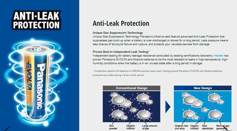 [𝐅𝐑𝐄𝐄 𝐃𝐄𝐋𝐈𝐕𝐄𝐑𝐘] PANASONIC LR03EG/4B-EC (AAA SIZE x 4 pcs) Evolta Battery Extra Power Anti Leak ...