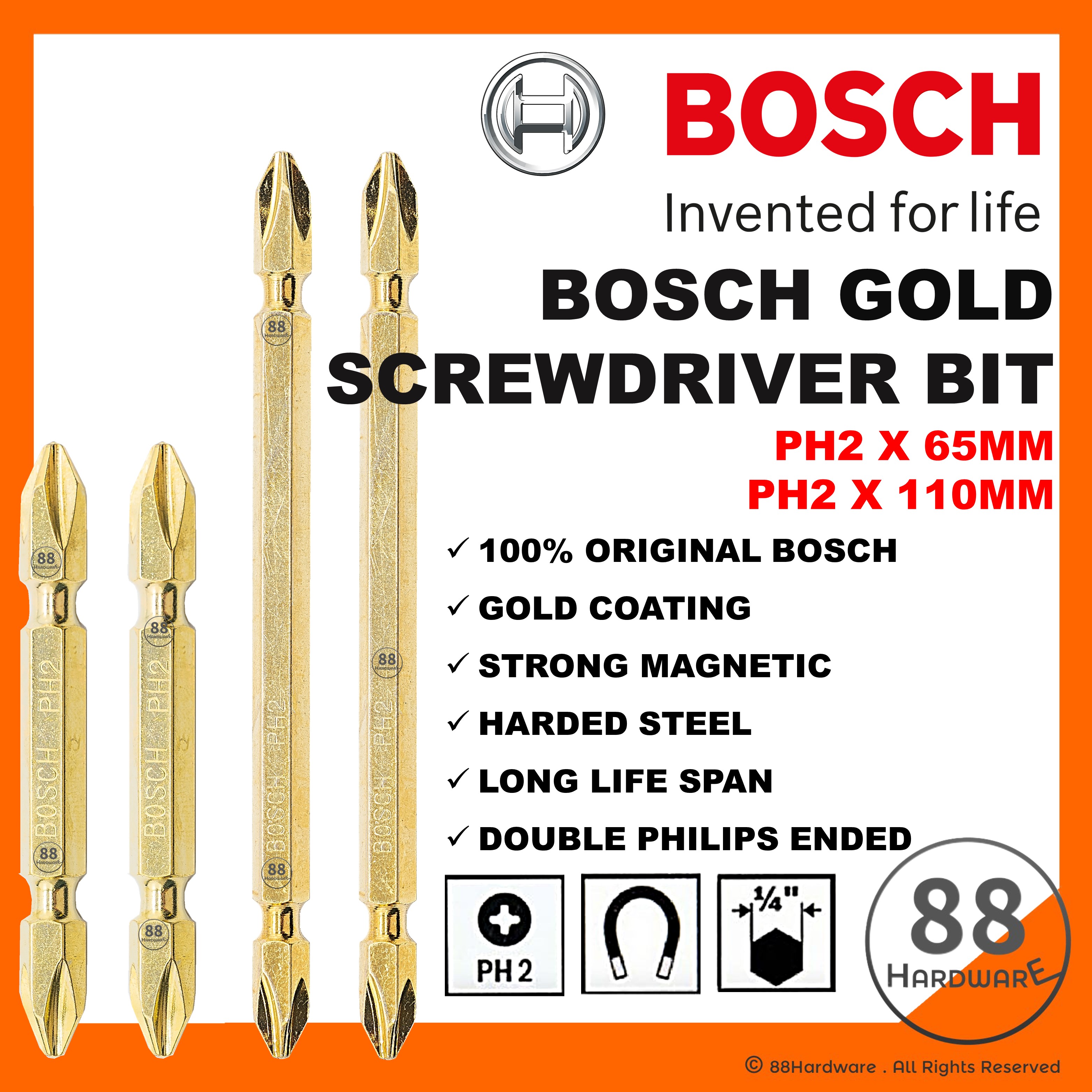 100% Ori Bosch screwdriver bit / mata ikat screw / bosch screw bit / screwdriverbit / screw bit ...