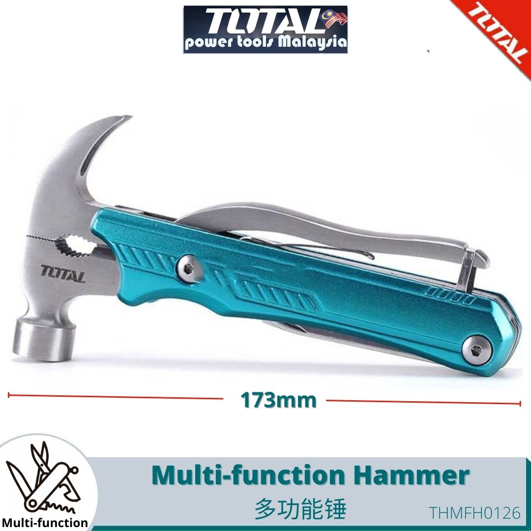 TOTAL Multi-function Hammer 多功能锤 12 different functions - THMFH0126 ...