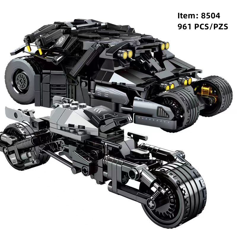 DLP 8504 Super Heroes Batman Batmobile Tumbler + Bat-Pod | Shopee Malaysia