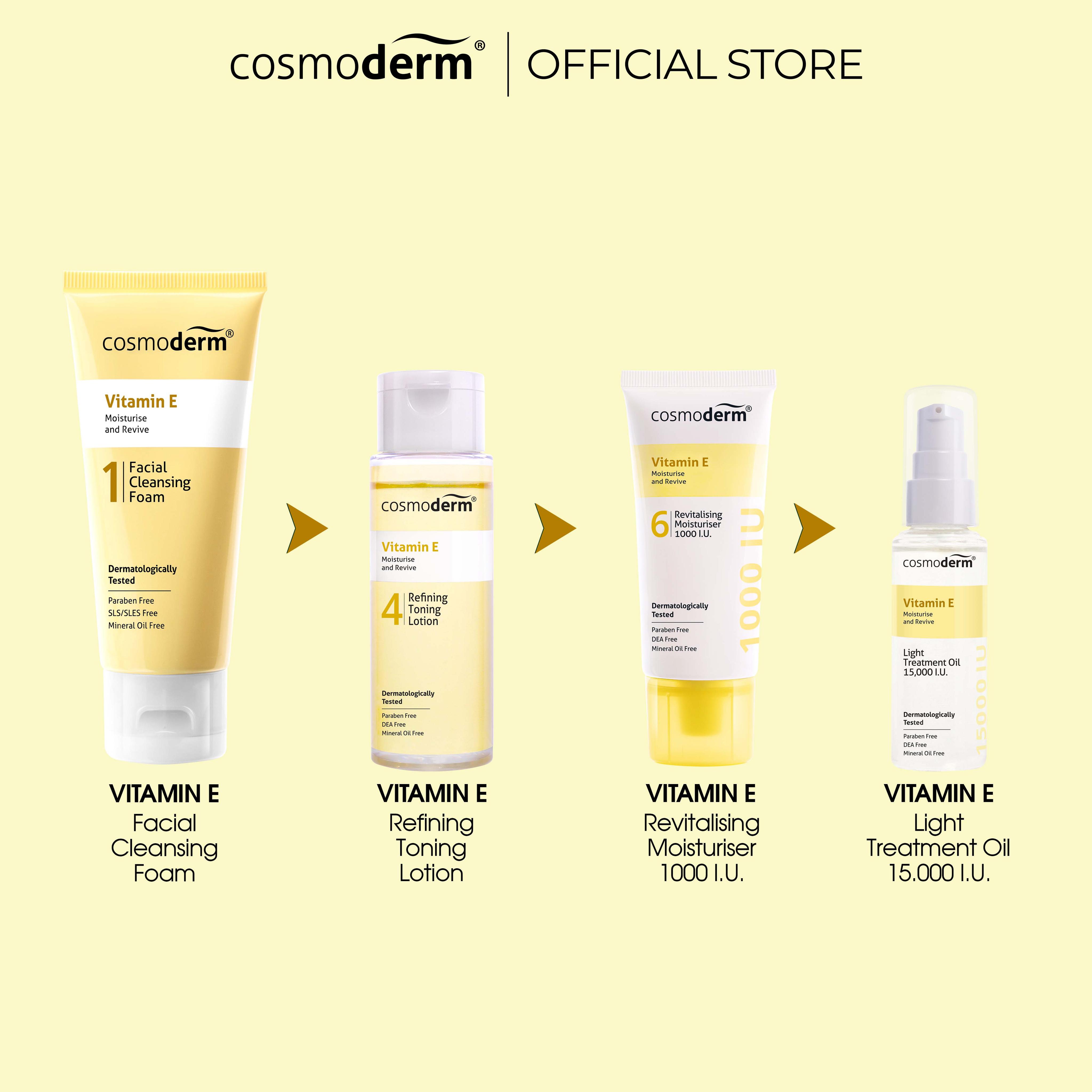 Cosmoderm Vitamin E Radiant & Clear Set | Shopee Malaysia