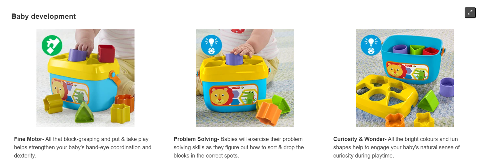 Fisher-Price Baby's First Blocks FFC84 | Shopee Malaysia