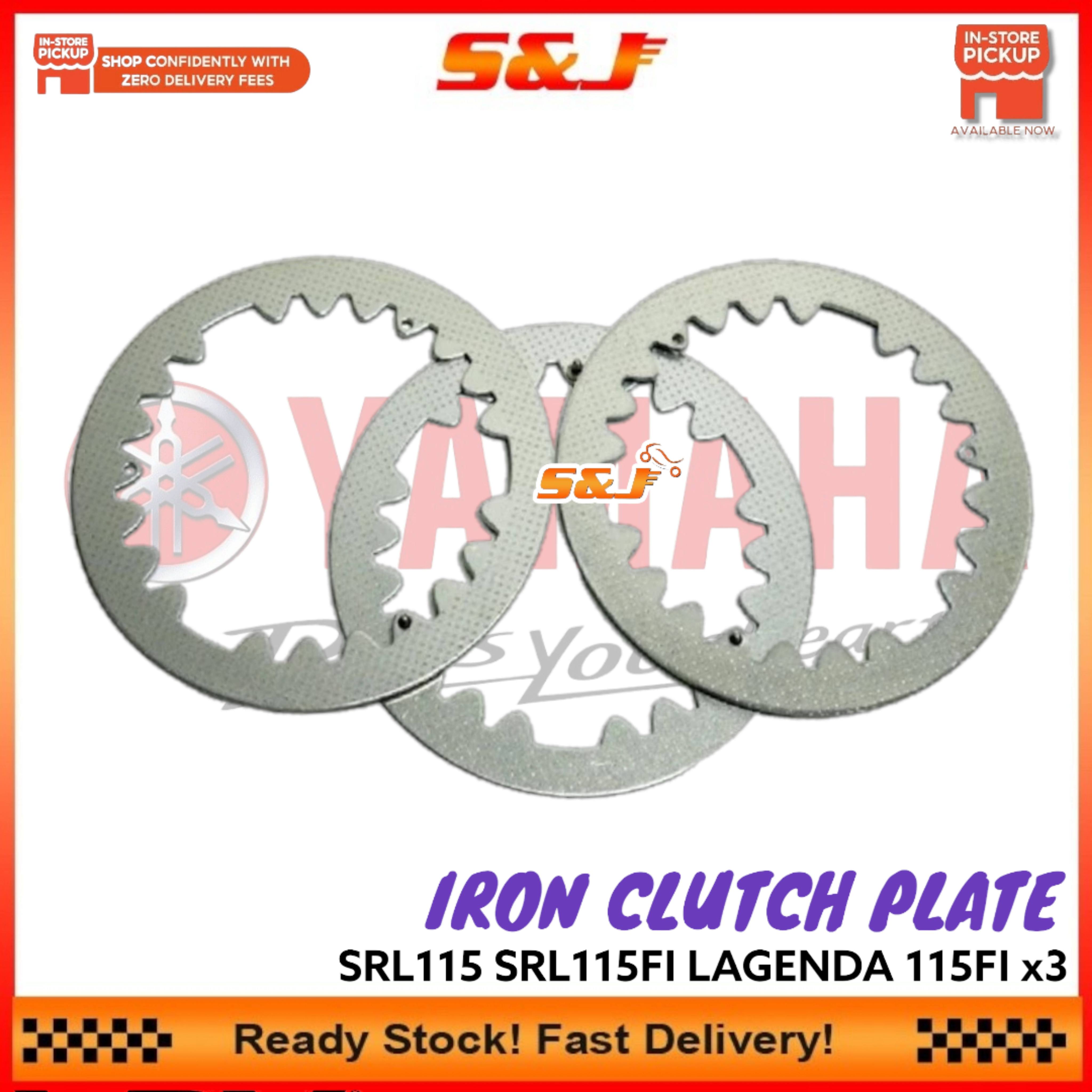 YAMAHA SRL115 FI LAGENDA 115 FI SRL115 X3 IRON CLUTCH PLATE STEEL ...
