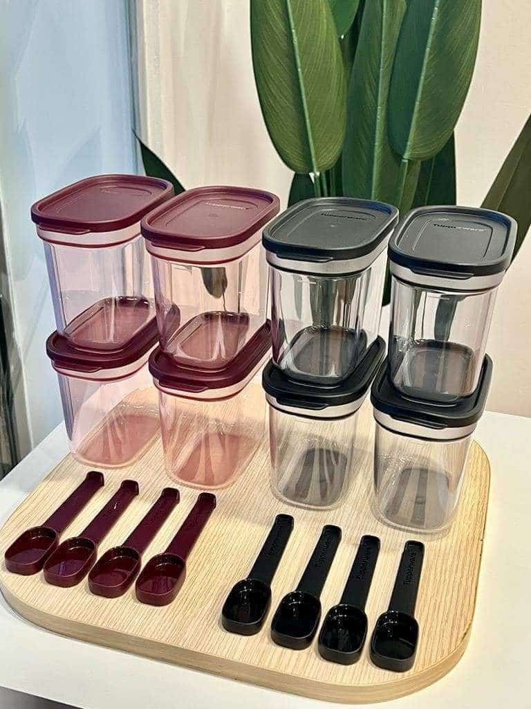 Tupperware Ezy Store 840ml With Spoon (Salt Spice Container) shelf ...