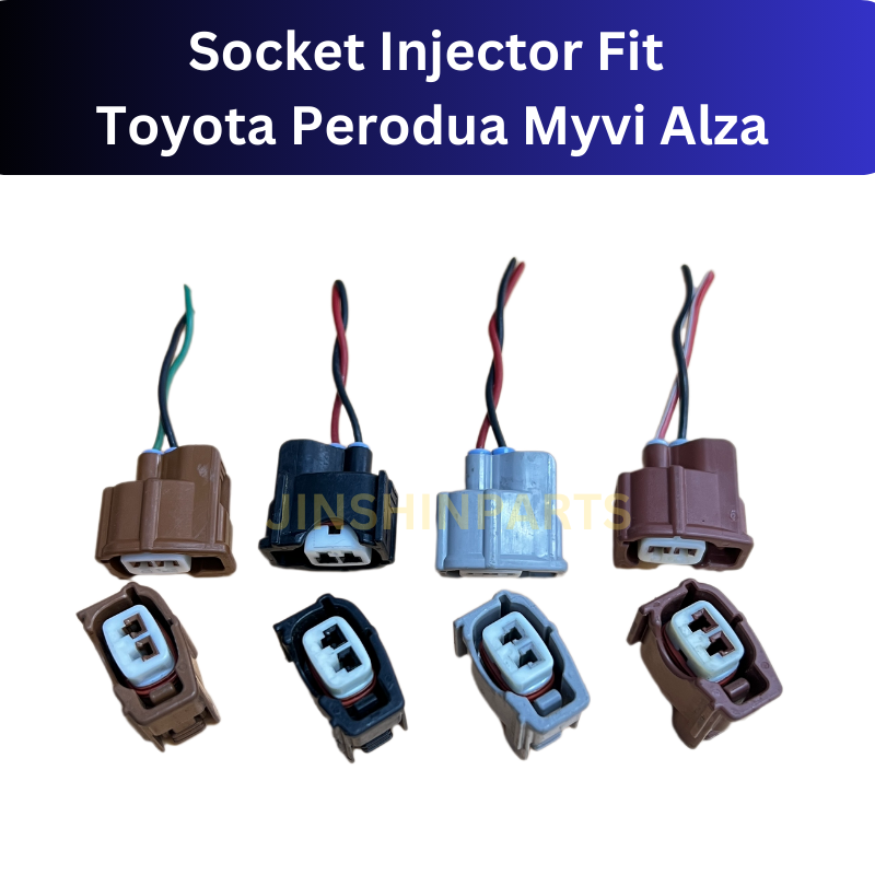 Injector Socket Connector Toyota Vios Camry Estima Altis Alphard Produa ...