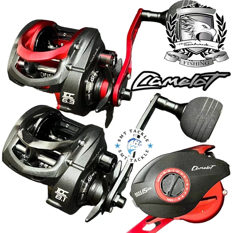 TEAM SEAHAWK CAMELOT JIGGING REEL | Shopee Malaysia