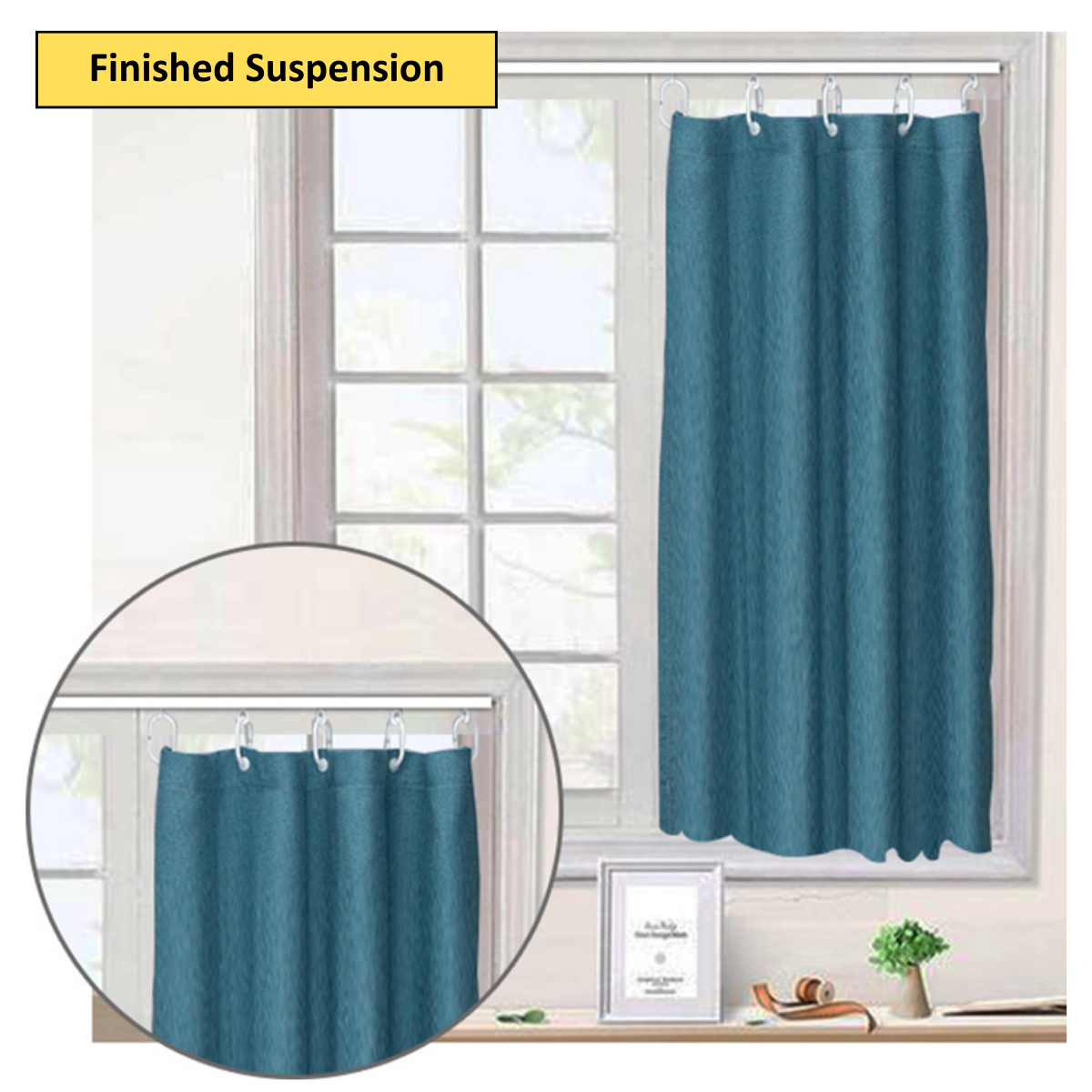 Strong Adhesive Curtain Rail Track Door Curtains Window Blinds Rel ...