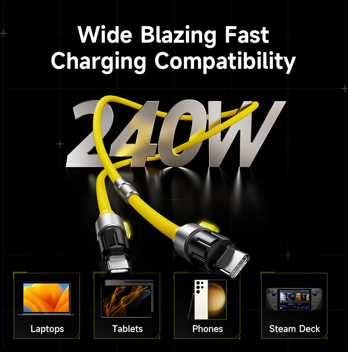 [Top Picks] SHARGE Phantom Series USB-C to C Cable | 240W PD Fast ...