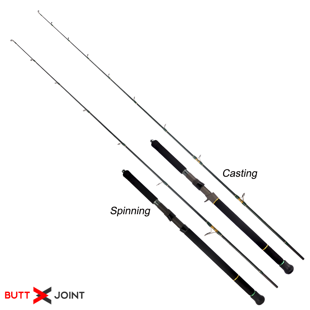 Ajiking Submariner Jig Casting Spinning Fishing Rod 8kg Max Load Fuji ...