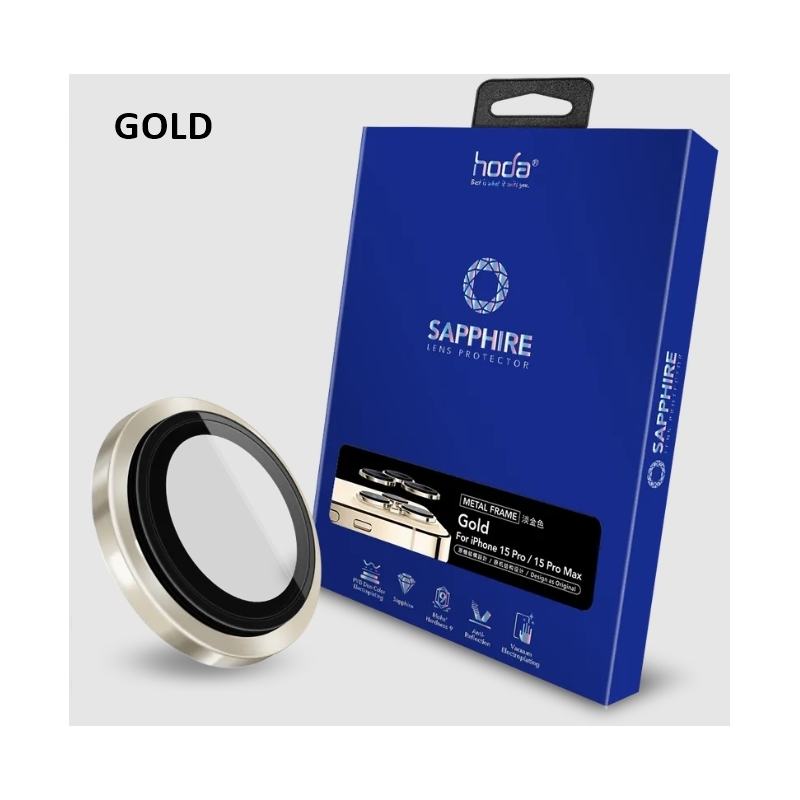 Original hoda sapphire lens camera protector for iPhone 15 Pro / 15 Pro ...