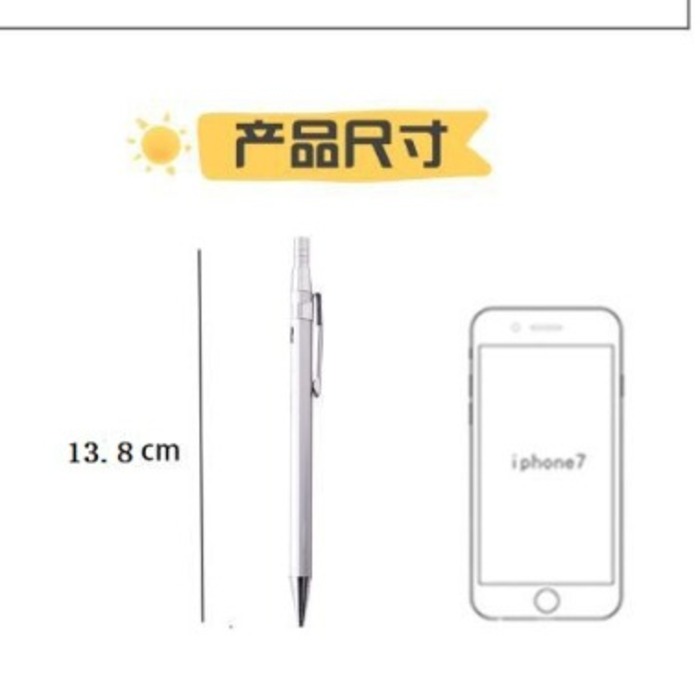 Mechanical Pencil 0.5mm 0.7mm Metal Design Smooth Writing Mechanical ...
