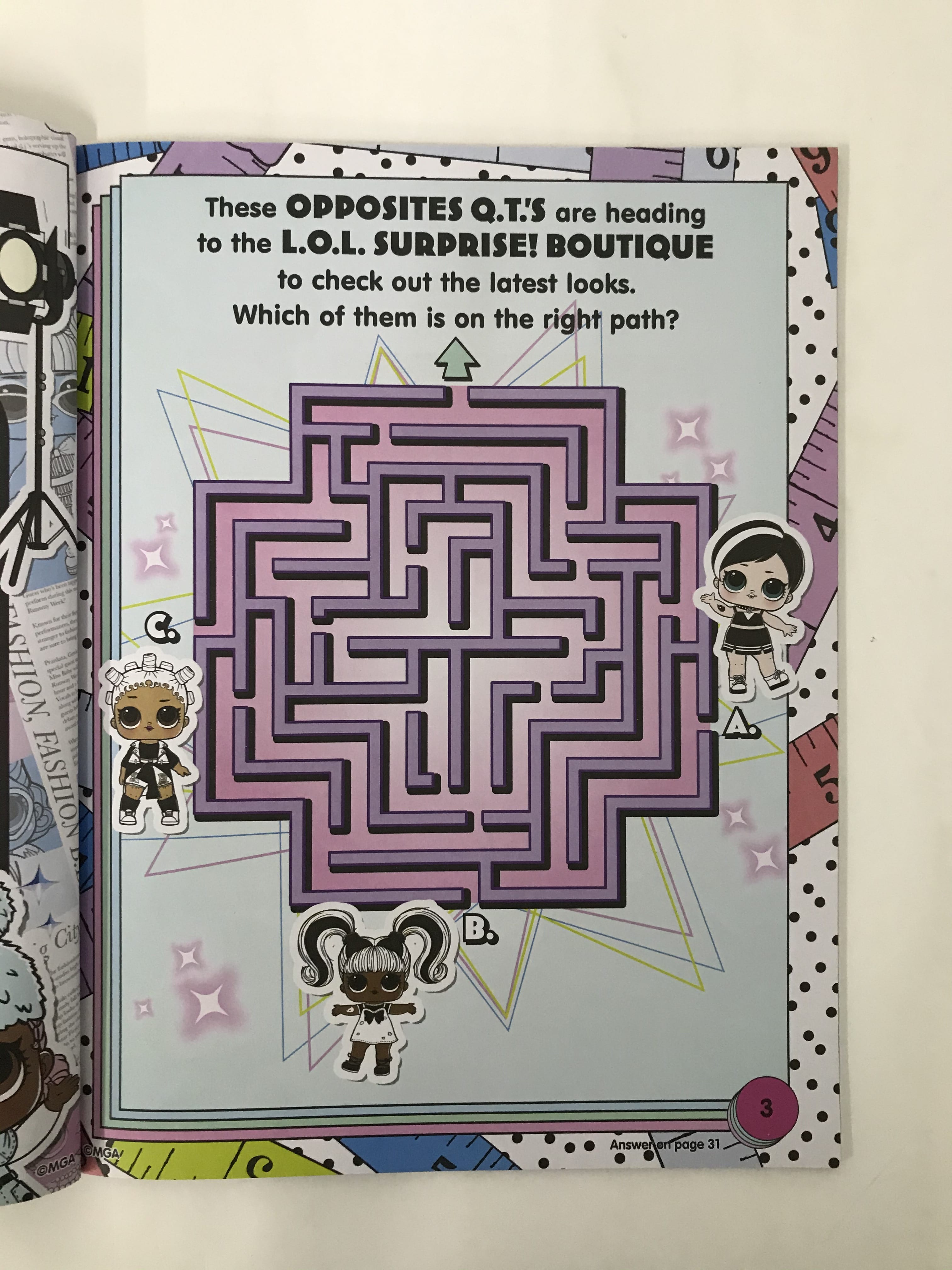 LOL Surprise Maze Activity Book For Kids Strut Ur Stuff with Tons of ...