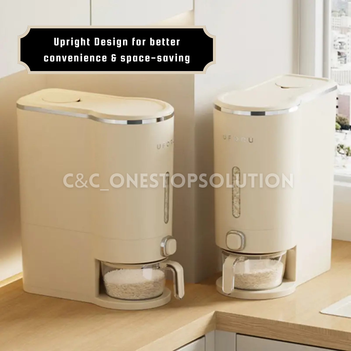 C&C Bekas Beras Kitchen Rice Storage Food Container Bekas Beras 10kg ...