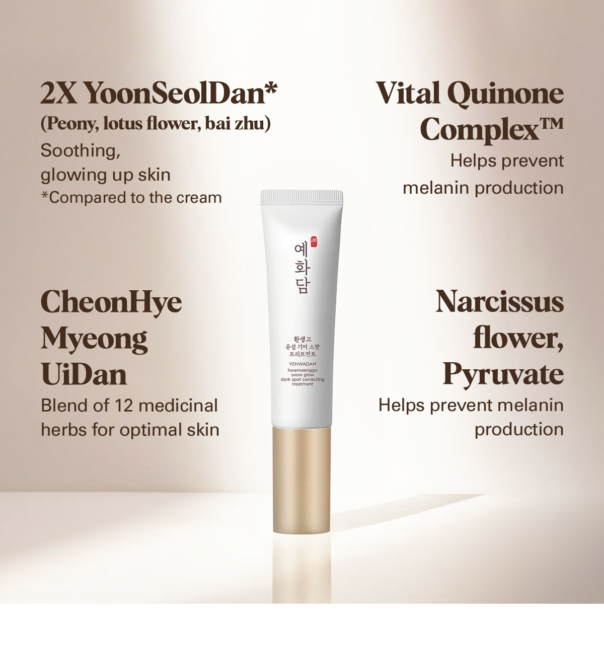 THE FACE SHOP Yehwadam Hwansaenggo Snow Glow Dark Spot Treatment Set [3 pcs] | Shopee Malaysia