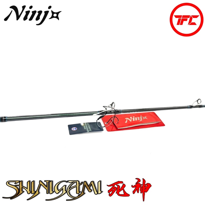 NINJA SHINIGAMI 死神 Baitcast Overhead & Spinning SW Jigging Rod BC Fast ...