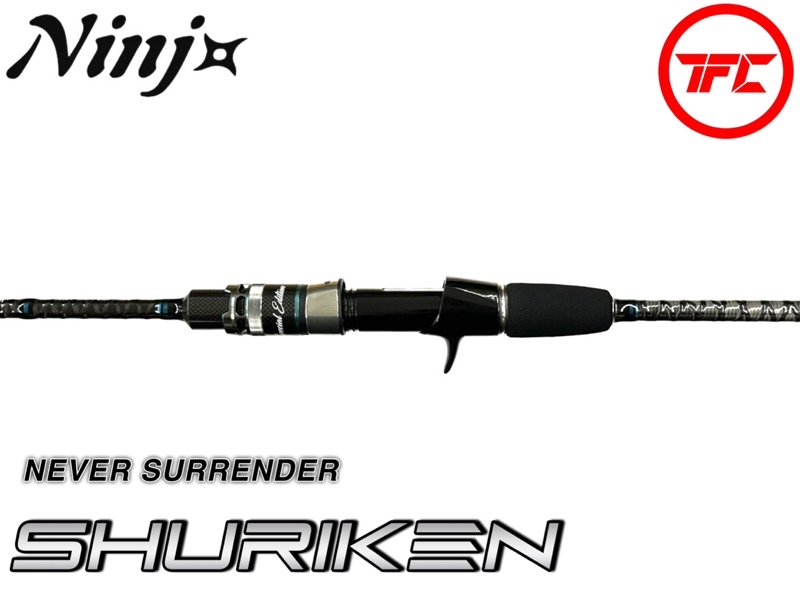 NINJA SHURIKEN Baitcast Overhead & Spinning SW Jigging Rod Joran ...