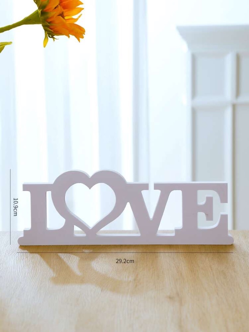 Table Home Decor Wall Decor Alphabet Letter Box Huruf Hiasan Love Wall ...