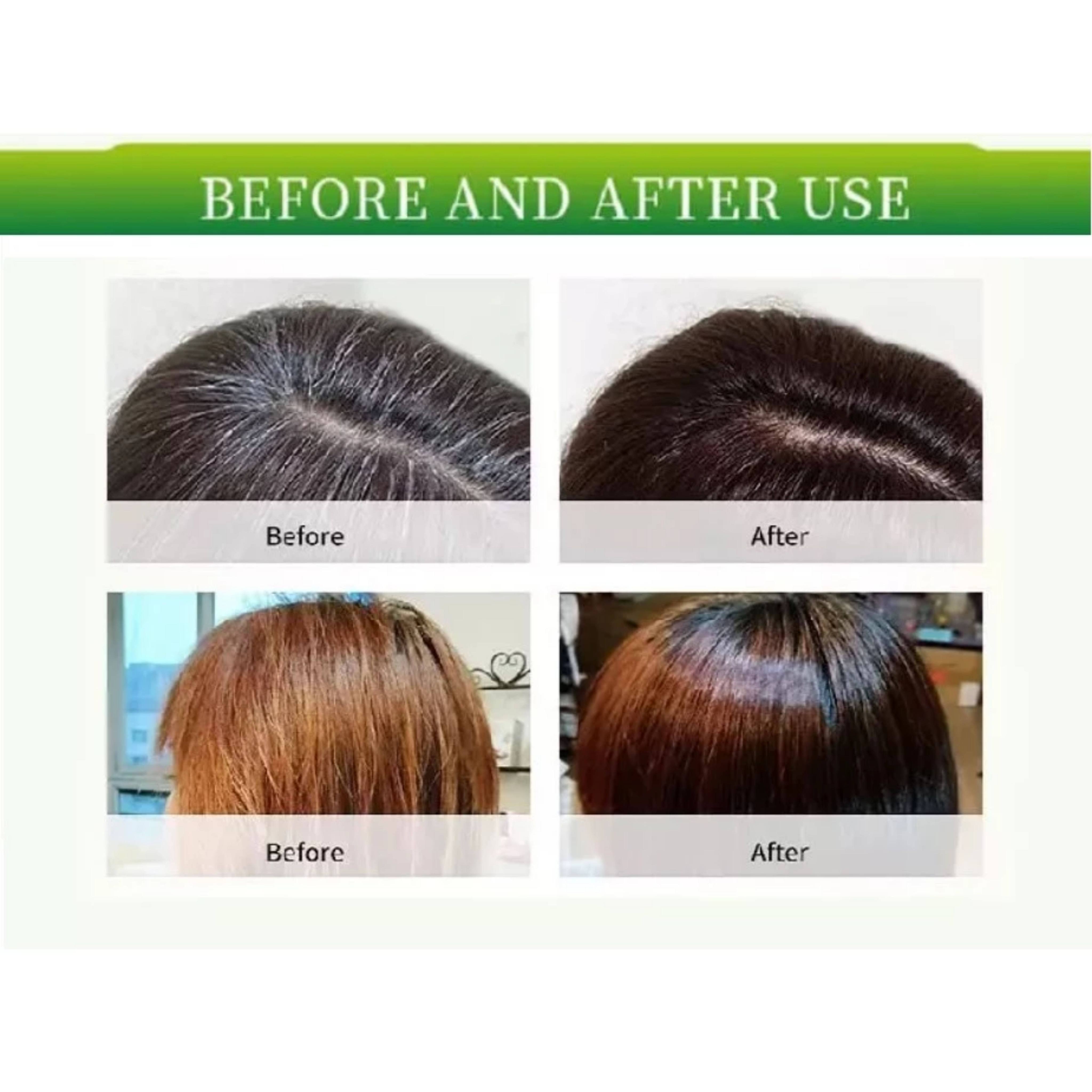 400ml Unisex Dexe Black Brown Argan Oil Natural Herbal Hair Color 3023