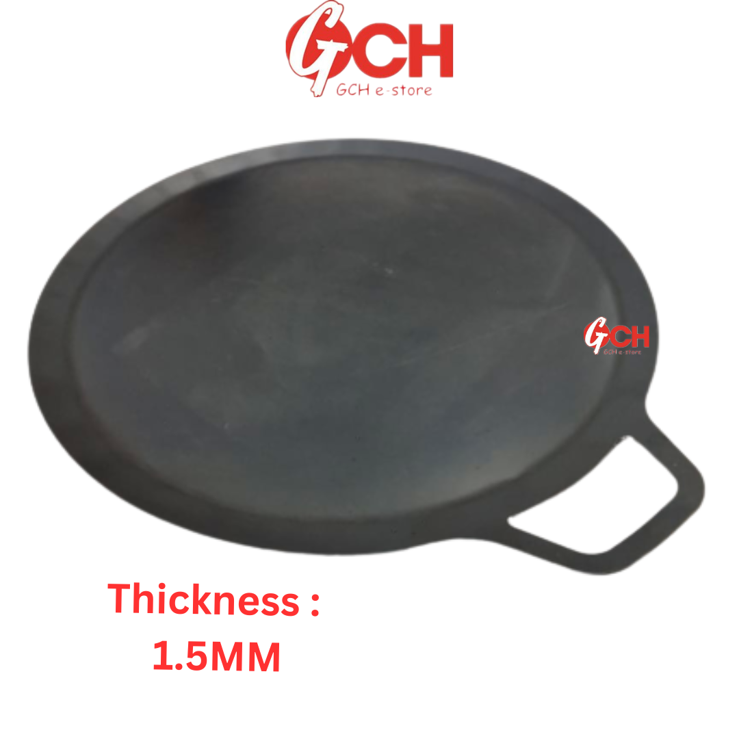 🔥Round Hot Plate Pan/ Roti Kuali Leper Bulat Ketayap/ Roti Canai Kuali ...