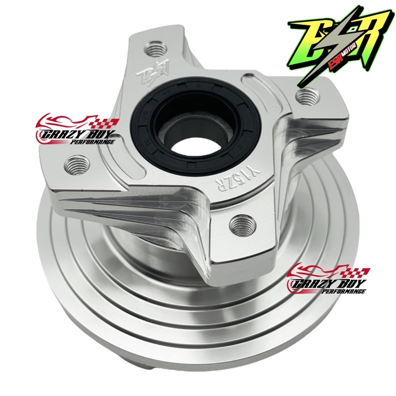 ESR SPROCKET HUB CNC ALLOY 4H (SILVER) Y15ZR/Y16ZR/LC135 5S FREE ...