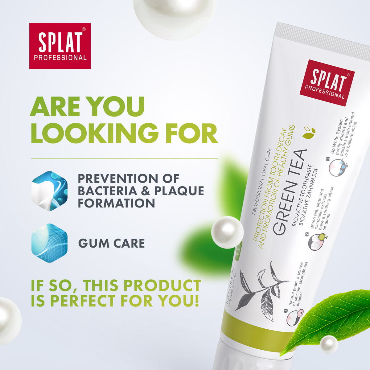 [Not for sale] SPLAT Professional Green Tea Toothpaste [20ml] | Shopee ...