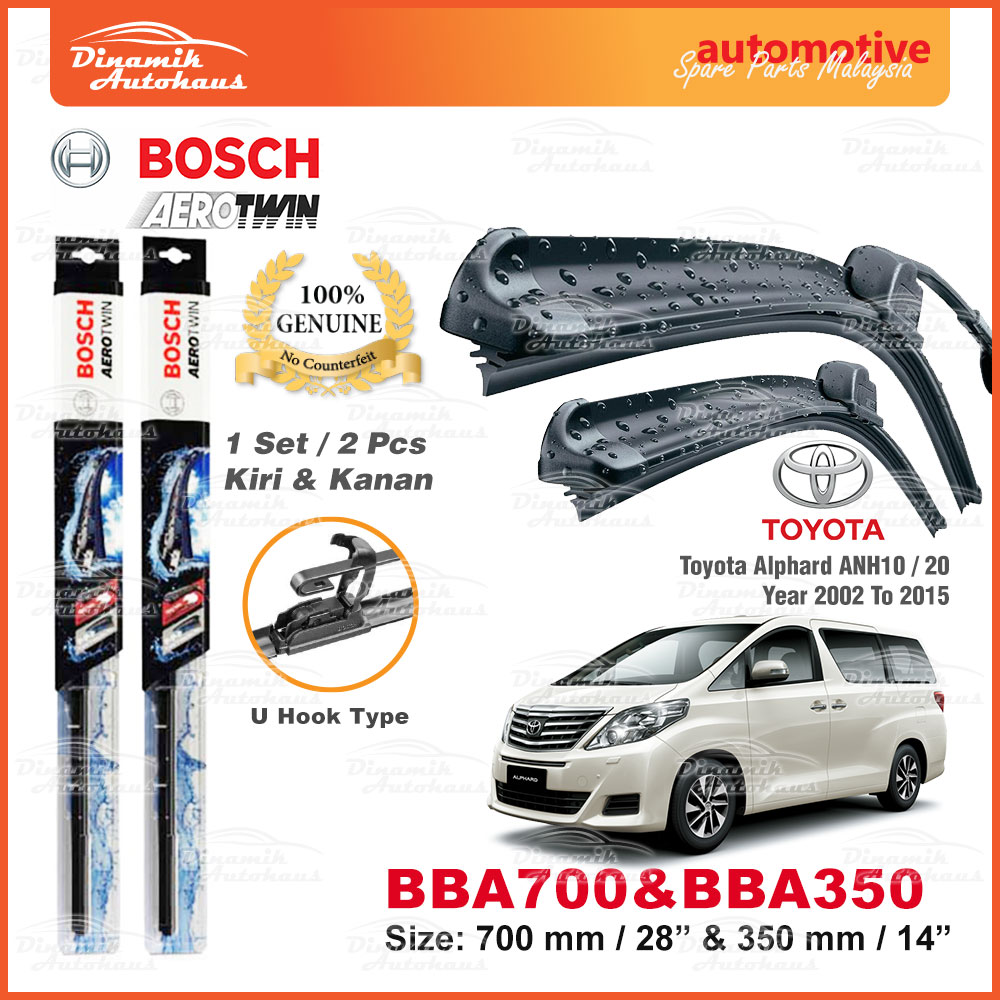 Toyota Alphard ANH10 ANH20 Year 2002 To 2015 Car Windscreen Front Wiper ...