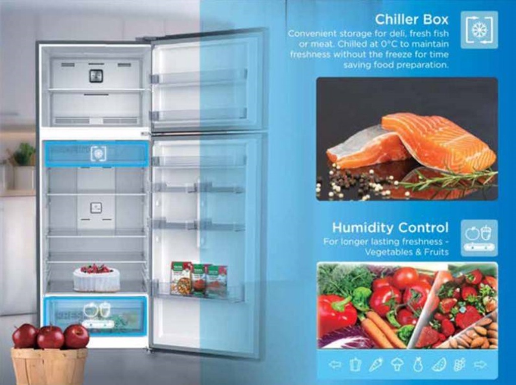 [FAST SHIPPING] MIDEA 2 Door Inverter Frost Free Refrigerator Fridge ...